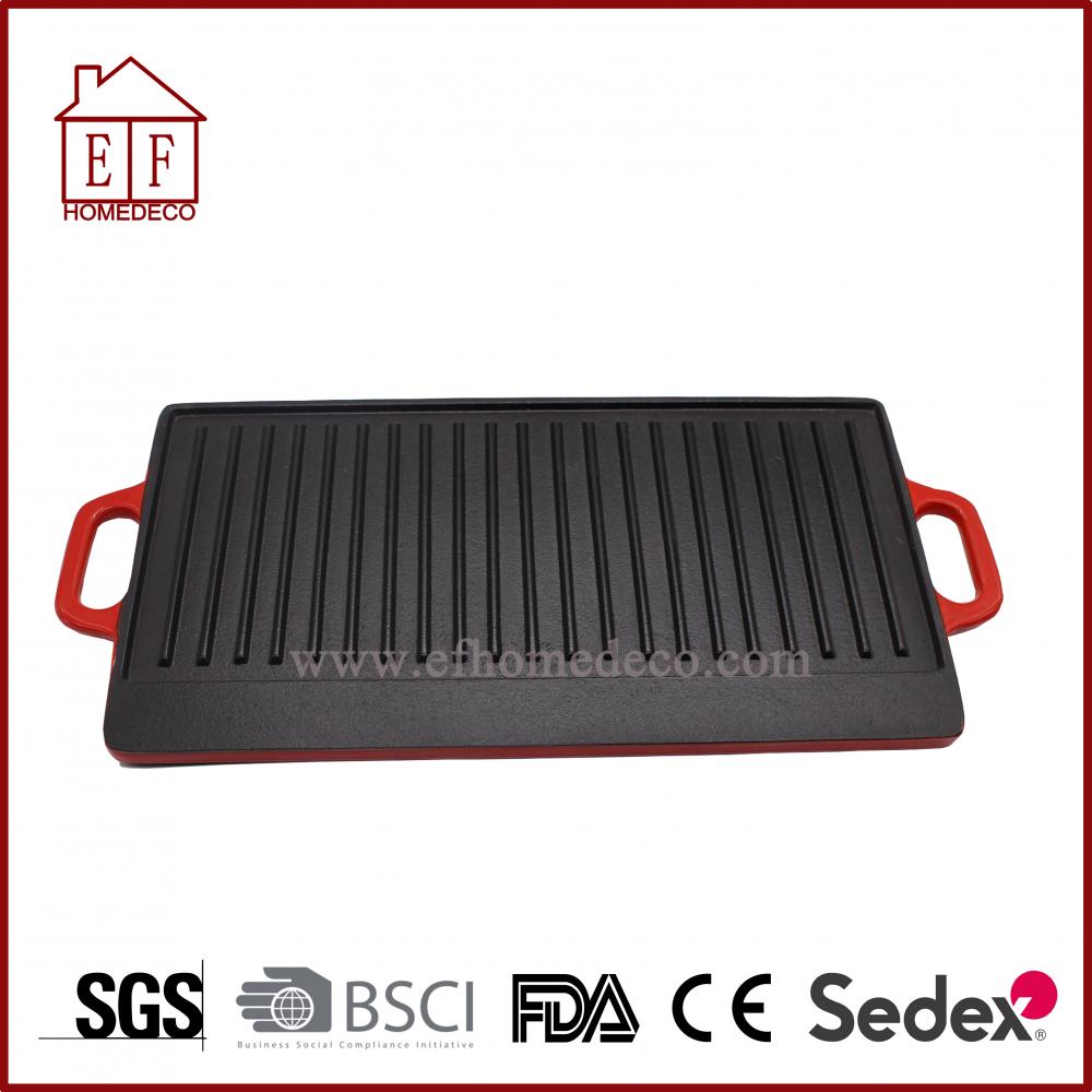 Wholesale Red Enamel Cast Iron Griddle and Pan manufacturers and ...
